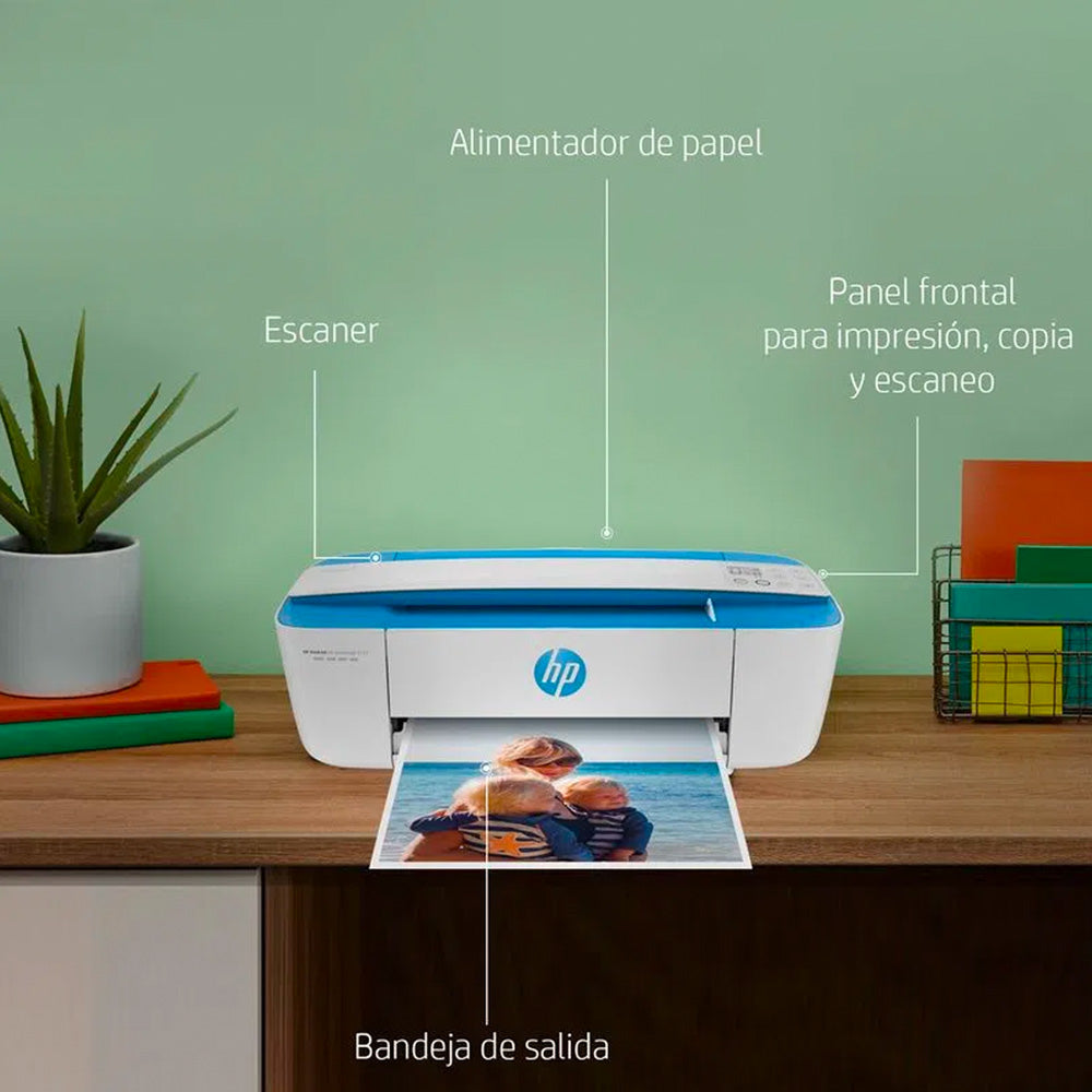 Impresora Multifuncional HP DeskJet Ink Advantage - Modelo 3775 ...